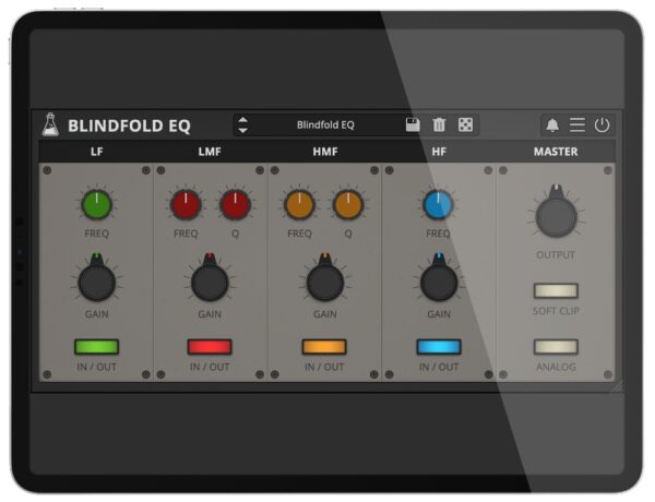 Blindfold EQ - Free EQ Plugin VST, AU, AAX - AudioThing