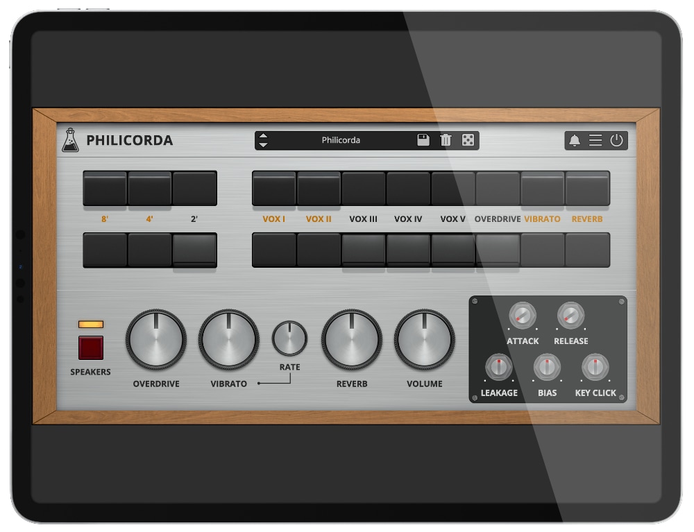 Philicorda - Vintage Transistor Organ Plugin (VST, AU, AAX)